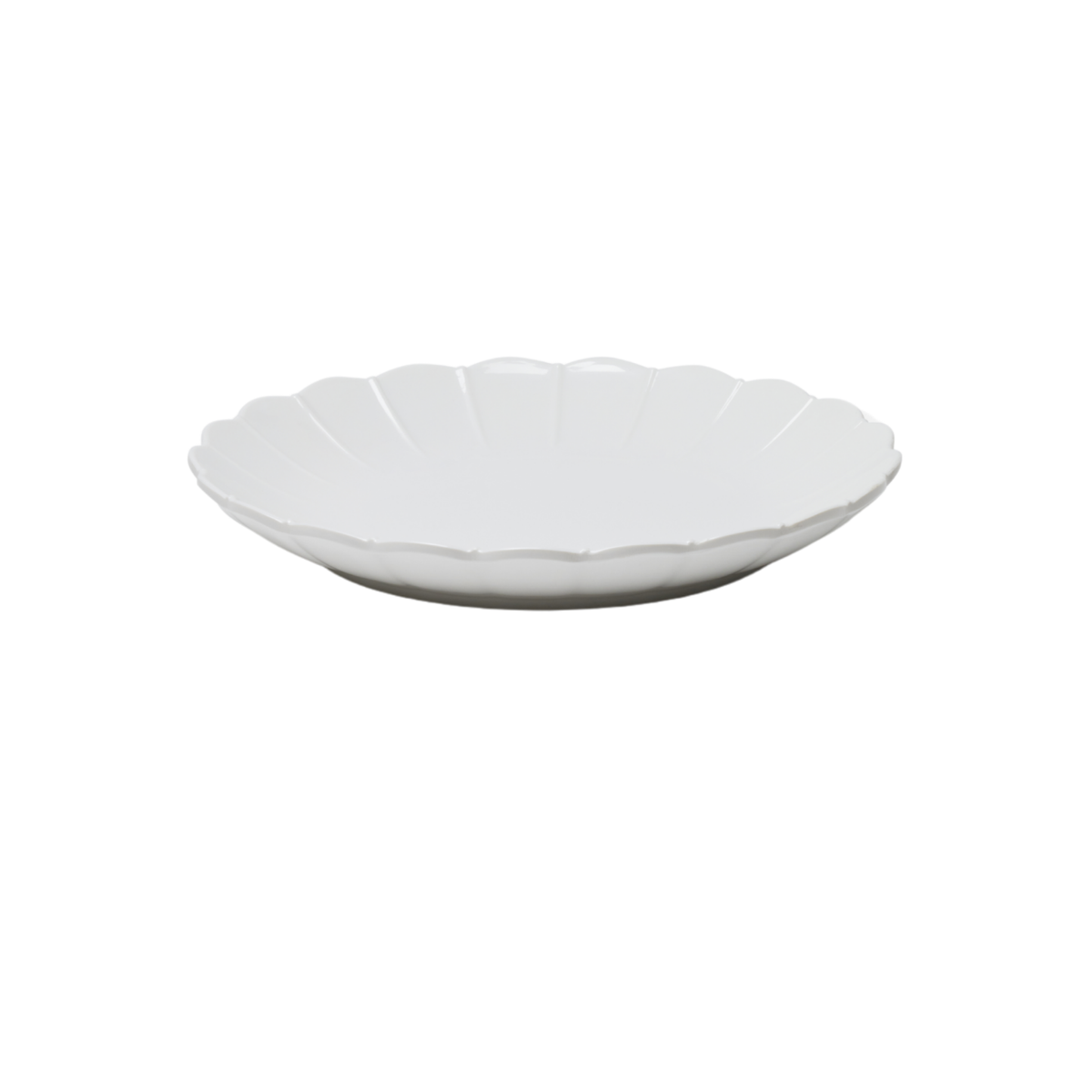 Iris White Round Serving Platter – The Well Appointed House