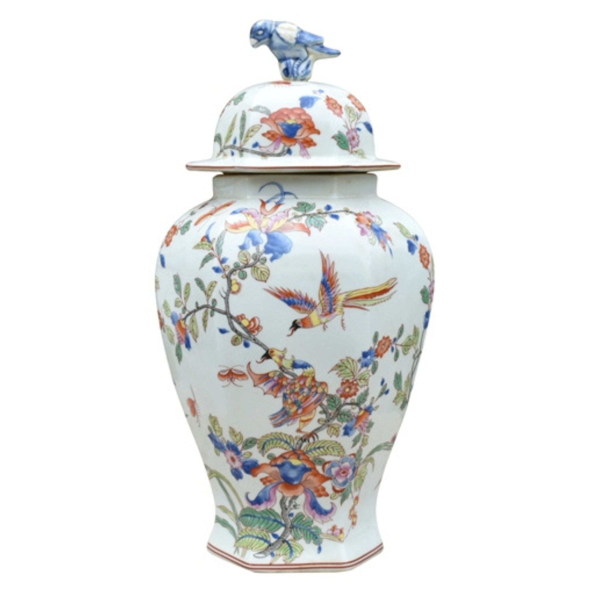patterned lidded jar