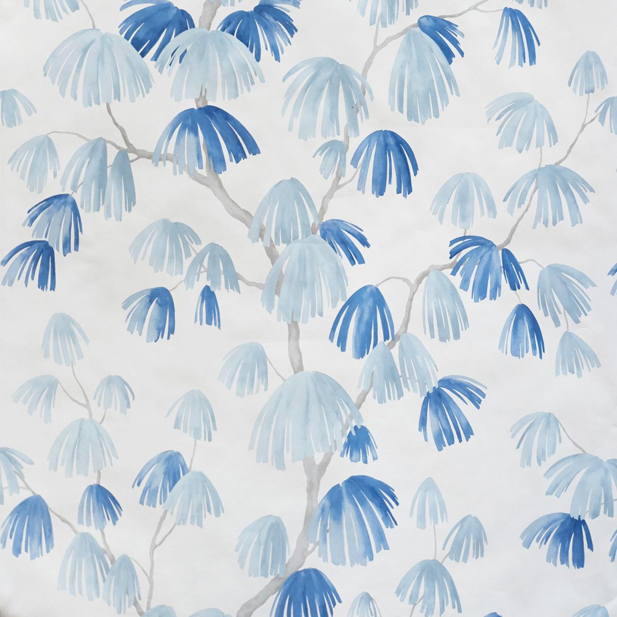 Weeping Pine Wallpaper in Slate – The Well Appointed House