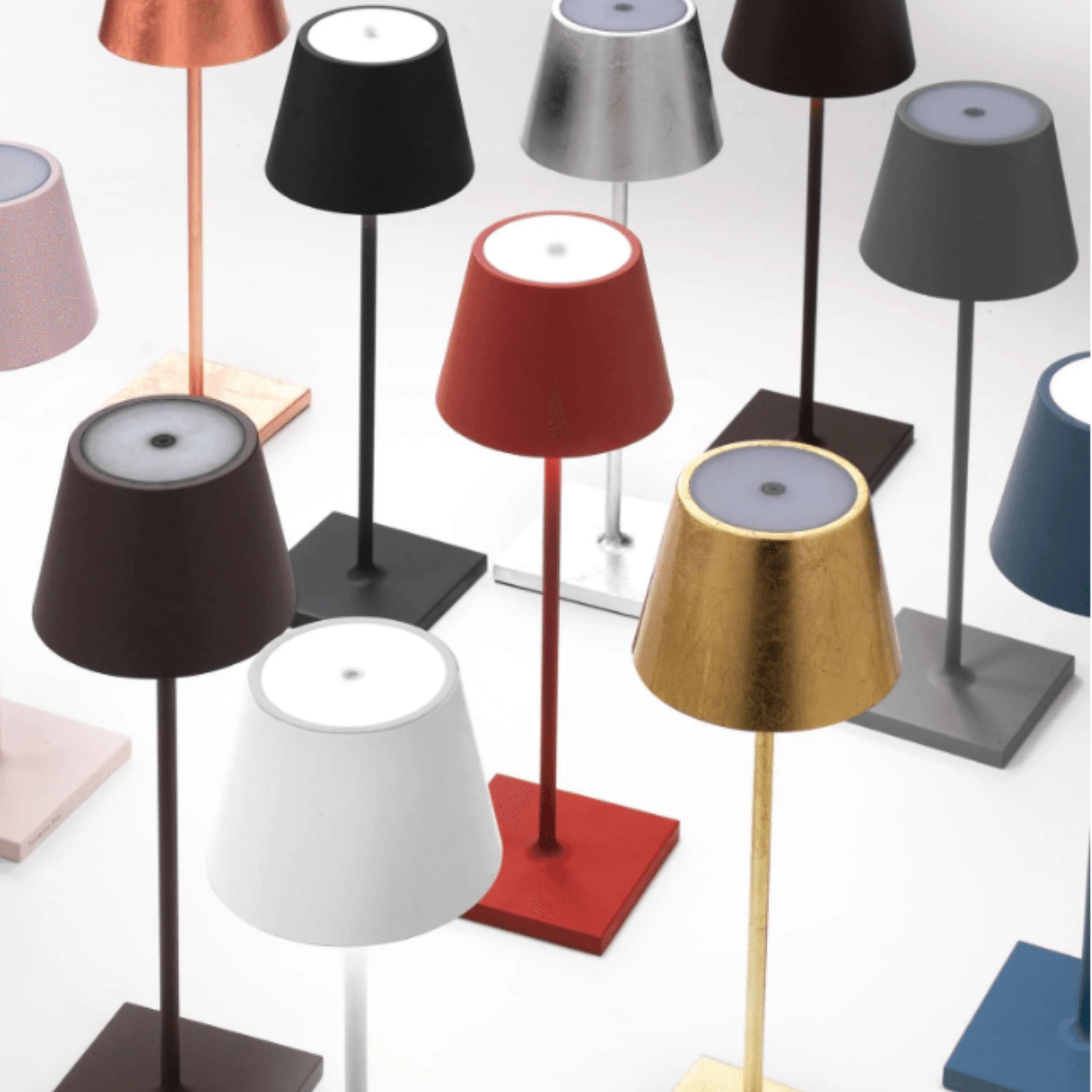 15" LED Indoor/Outdoor Cordless Lamp - Available in Various Color Opti ...