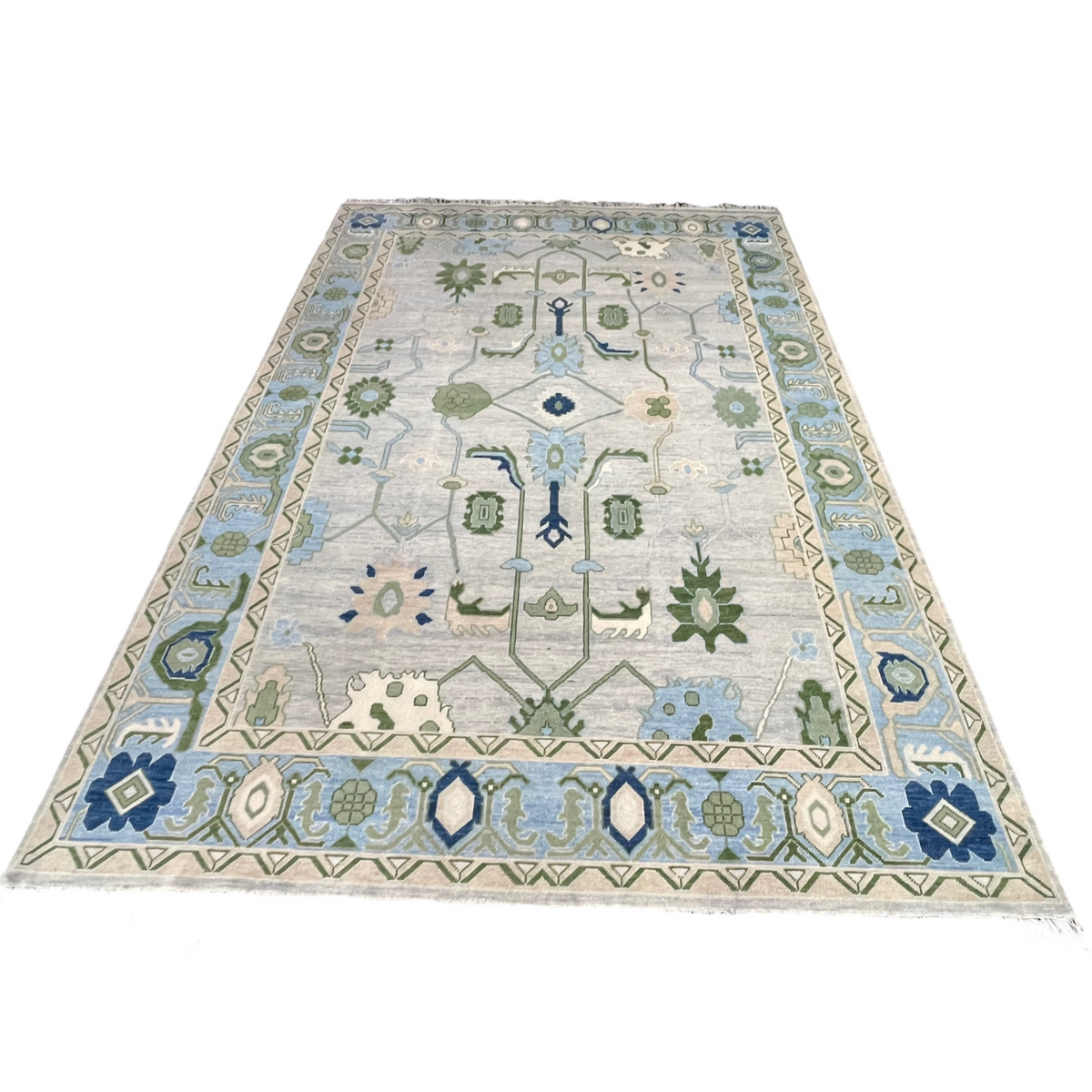 Cece Oushak Rug in Green – The Well Appointed House