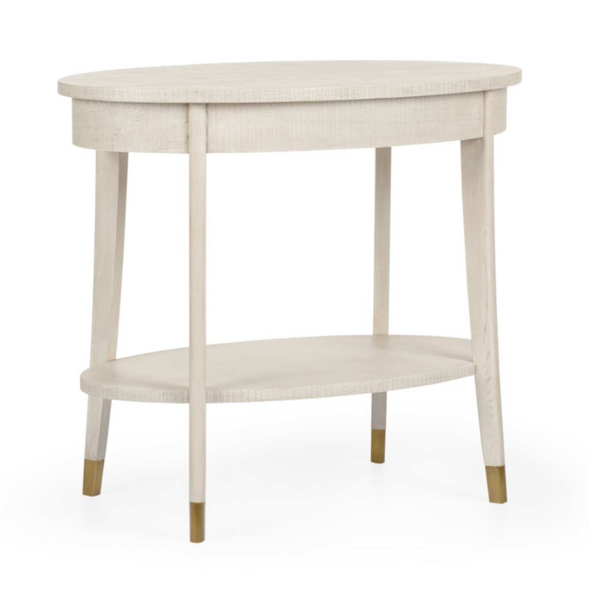 Oaklee Side Table in Hand Finished Cerused Oak – The Well Appointed House