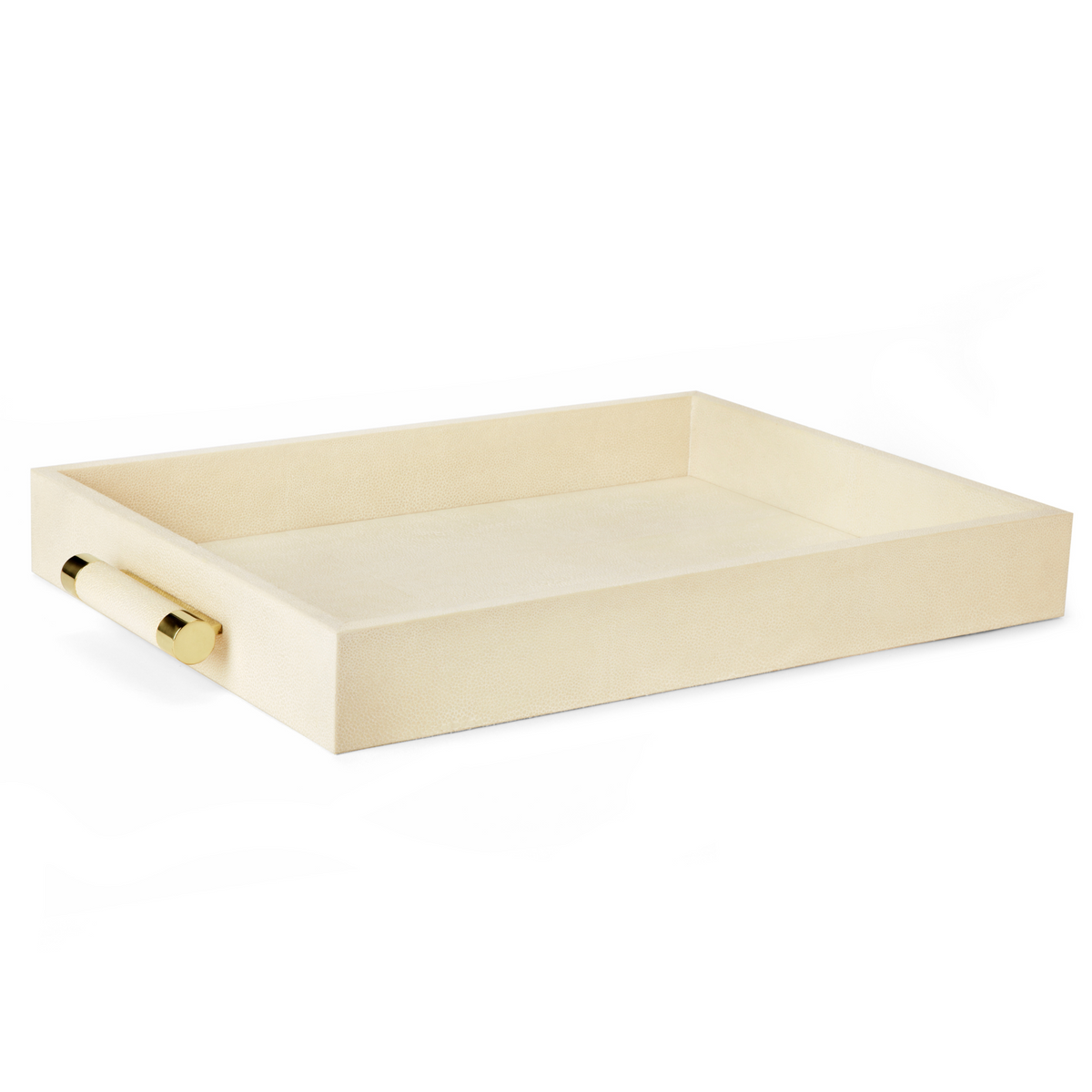 Classic Shagreen Serving Tray Cream, Dove – The Well Appointed House