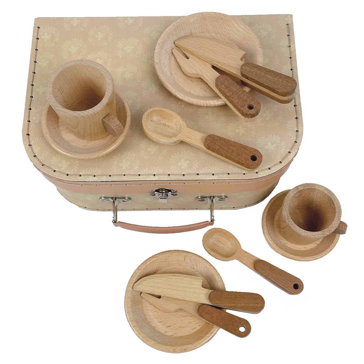 Wooden Breakfast Set In a Case For Children – The Well Appointed House