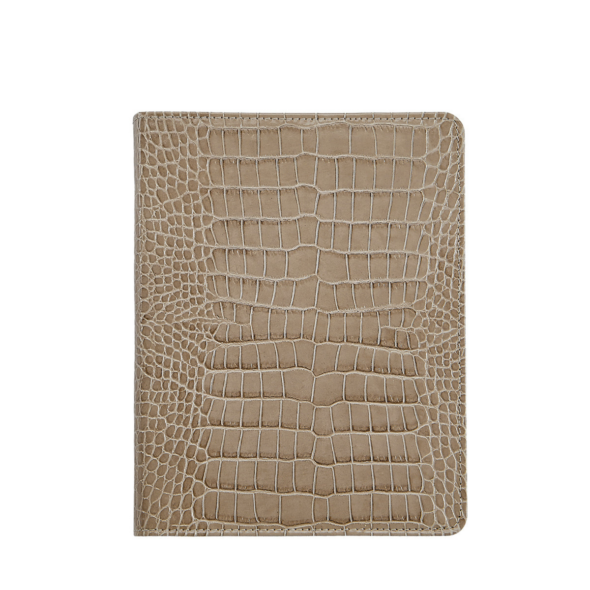 Personalize Embossed Croc Leather 9" Refillable Notebook – The Well ...