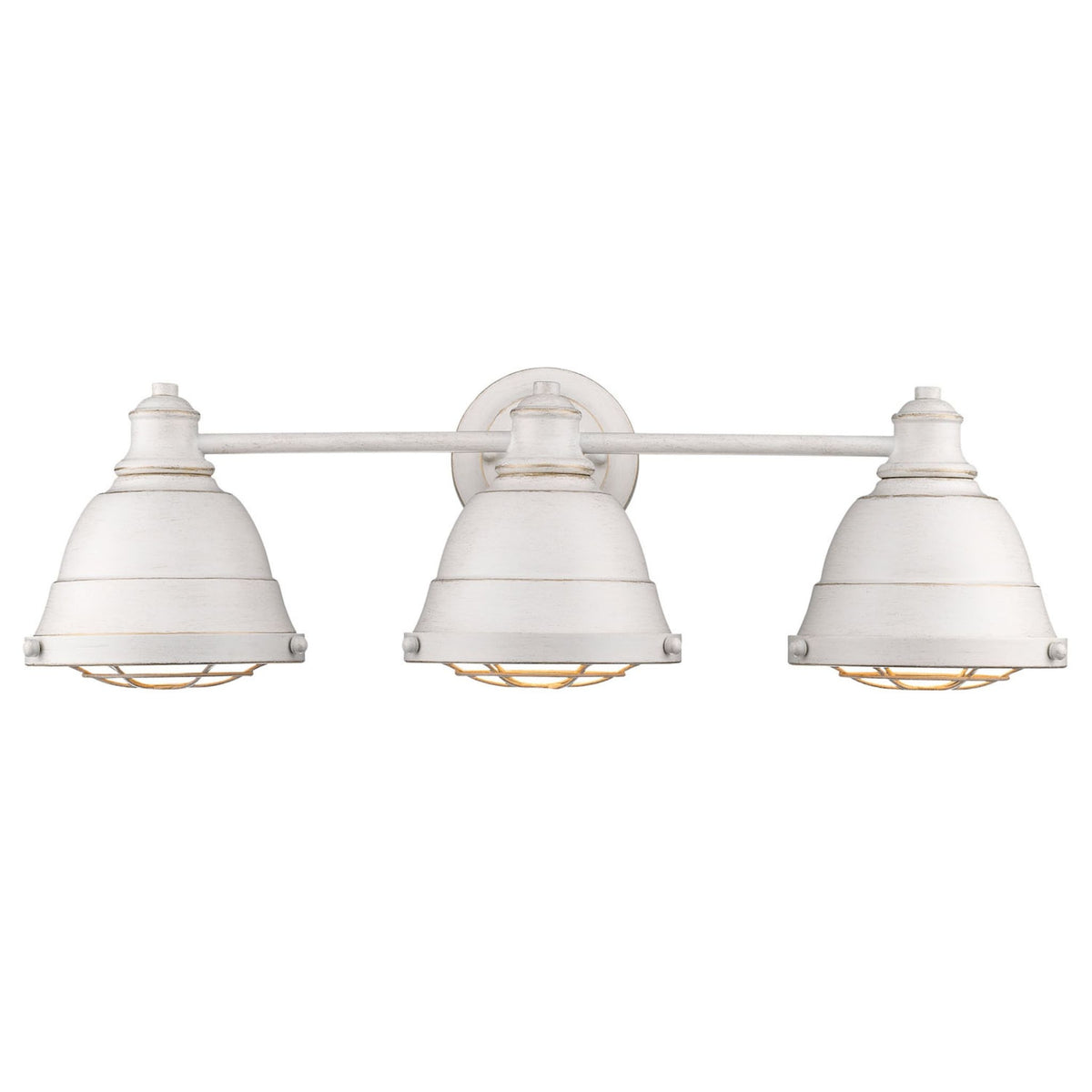 Bartlett FW 3-Light Bath Vanity in French White – The Well Appointed House