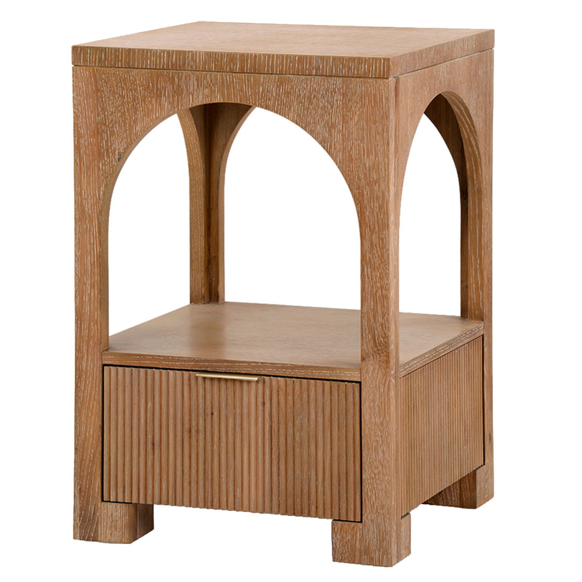 Arcadia Soft Glow Oak Side End Table – The Well Appointed House