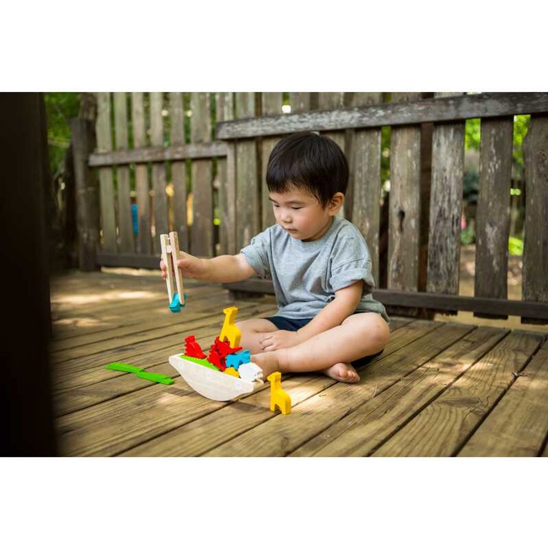 Balancing Boat Wooden Kids Toy – The Well Appointed House