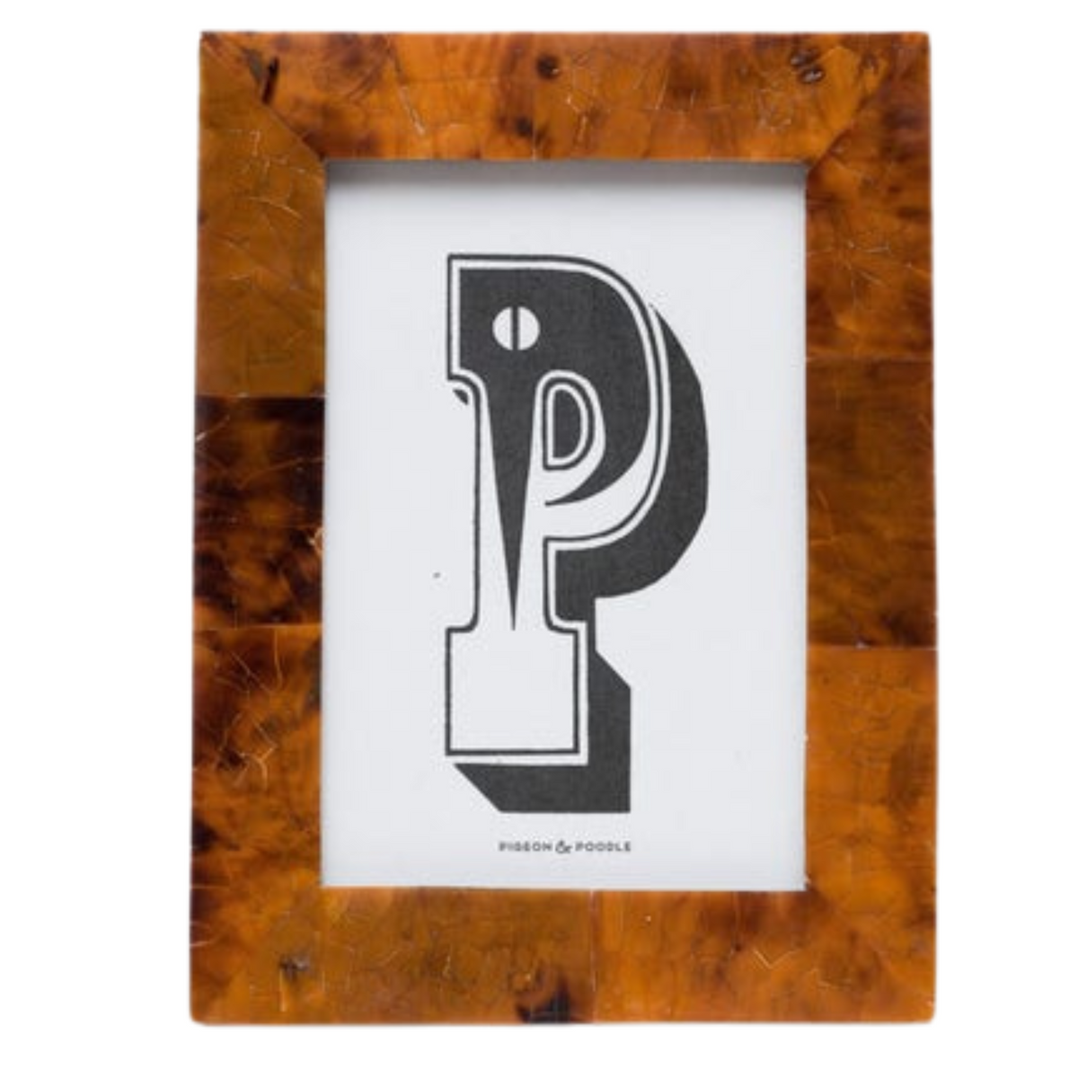 Pigeon & Poodle Basel Tortoise Shell Rectangular Photo/Picture Frame ...