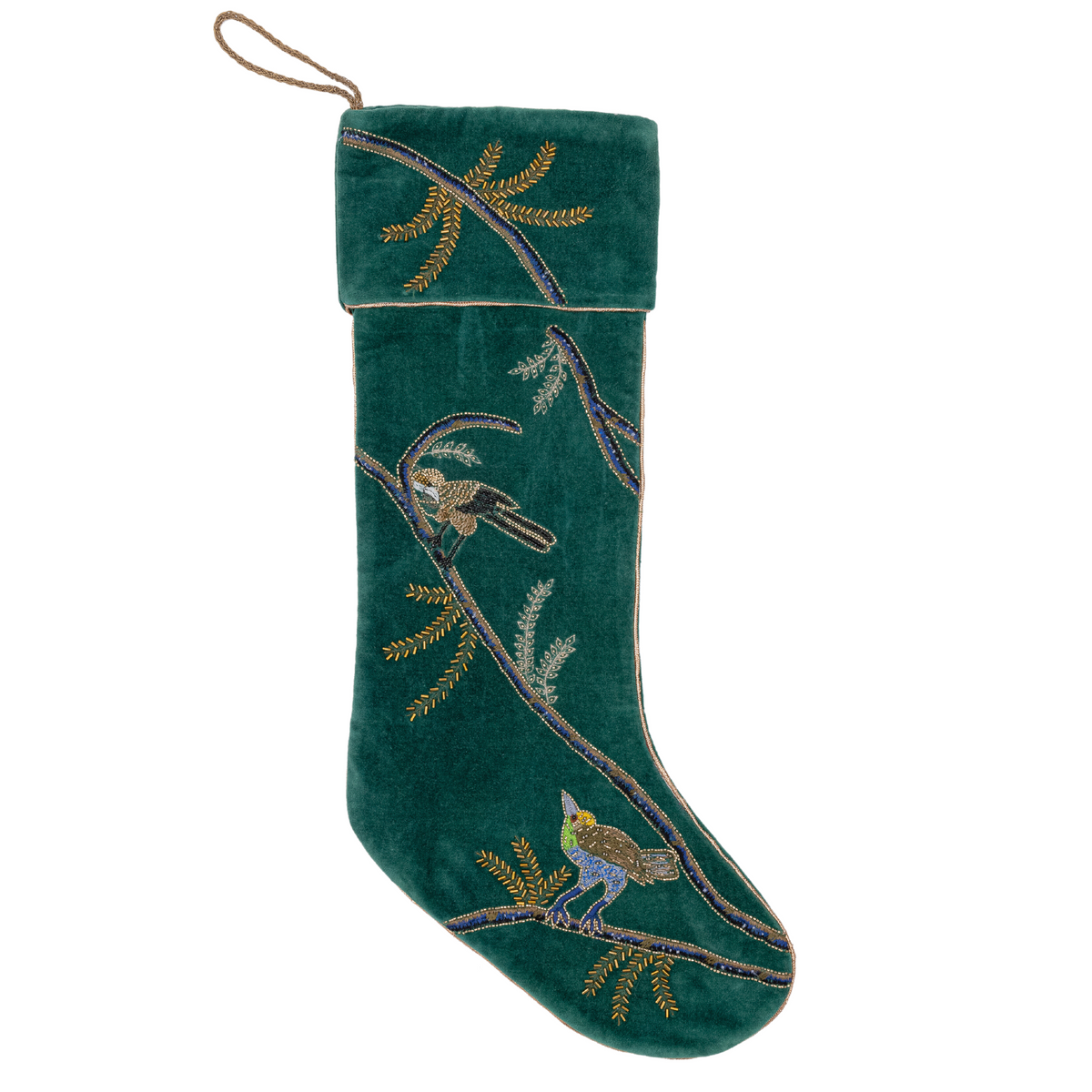 Green Bird Stocking – The Well Appointed House