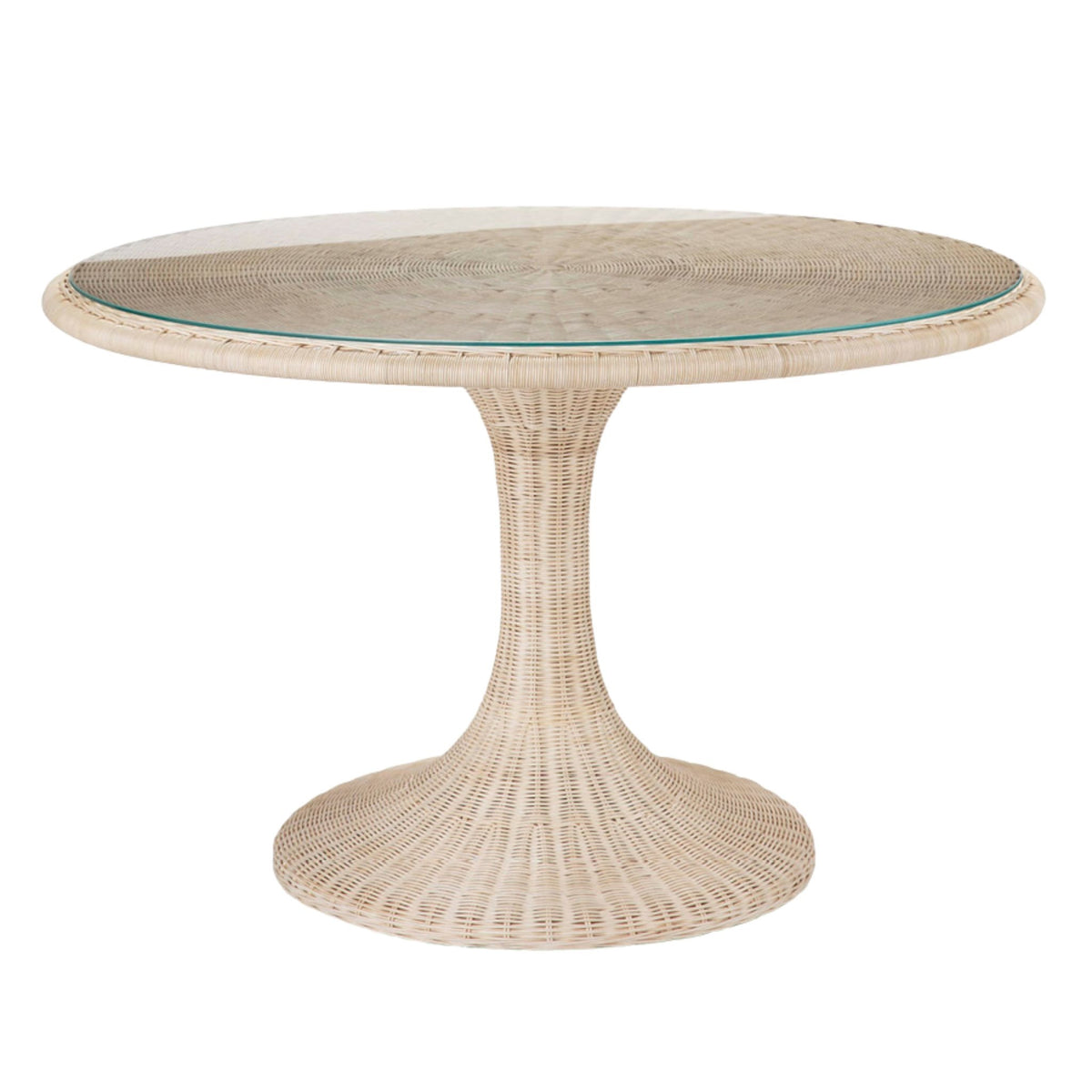 Biscayne Rattan Dining Table – The Well Appointed House