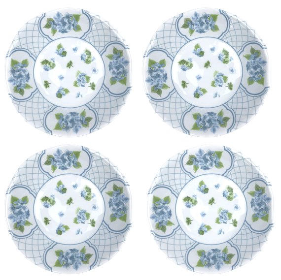 Blue Hydrangea Melamine Dinnerware Collection – The Well Appointed House