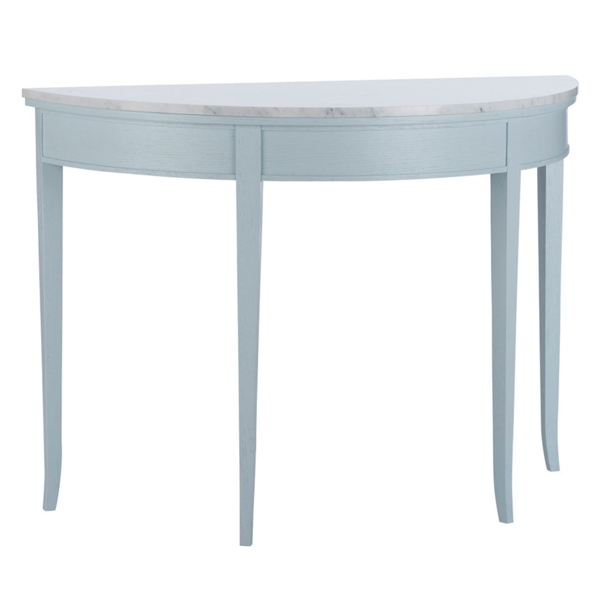 Brussels Baby Blue Demilune Console Table – The Well Appointed House