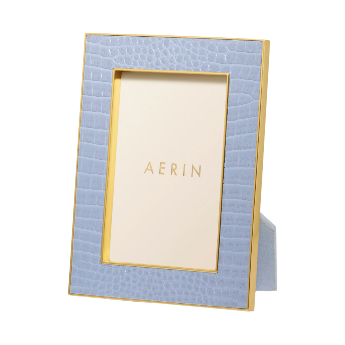 Classic Croc Leather Frame, Hydrangea Blue – The Well Appointed House