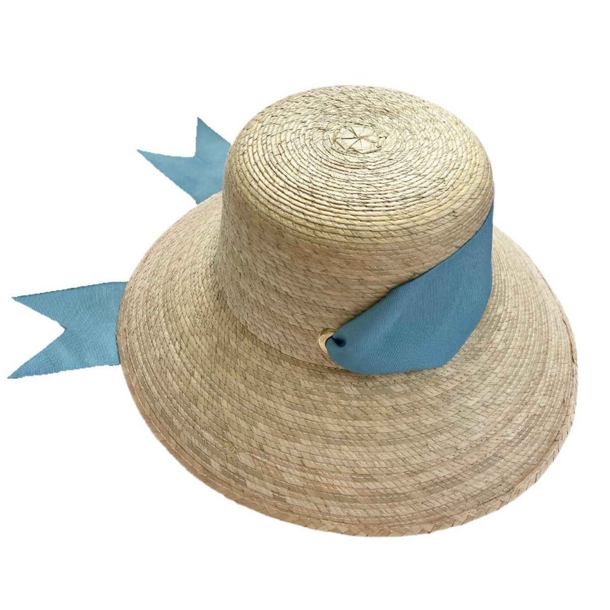 Clematis Bucket Hat - French Blue Wide & Short Grosgrain Ribbon – The ...