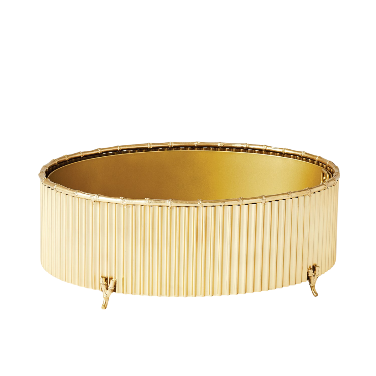 Corrugated Brass Cachepot – The Well Appointed House