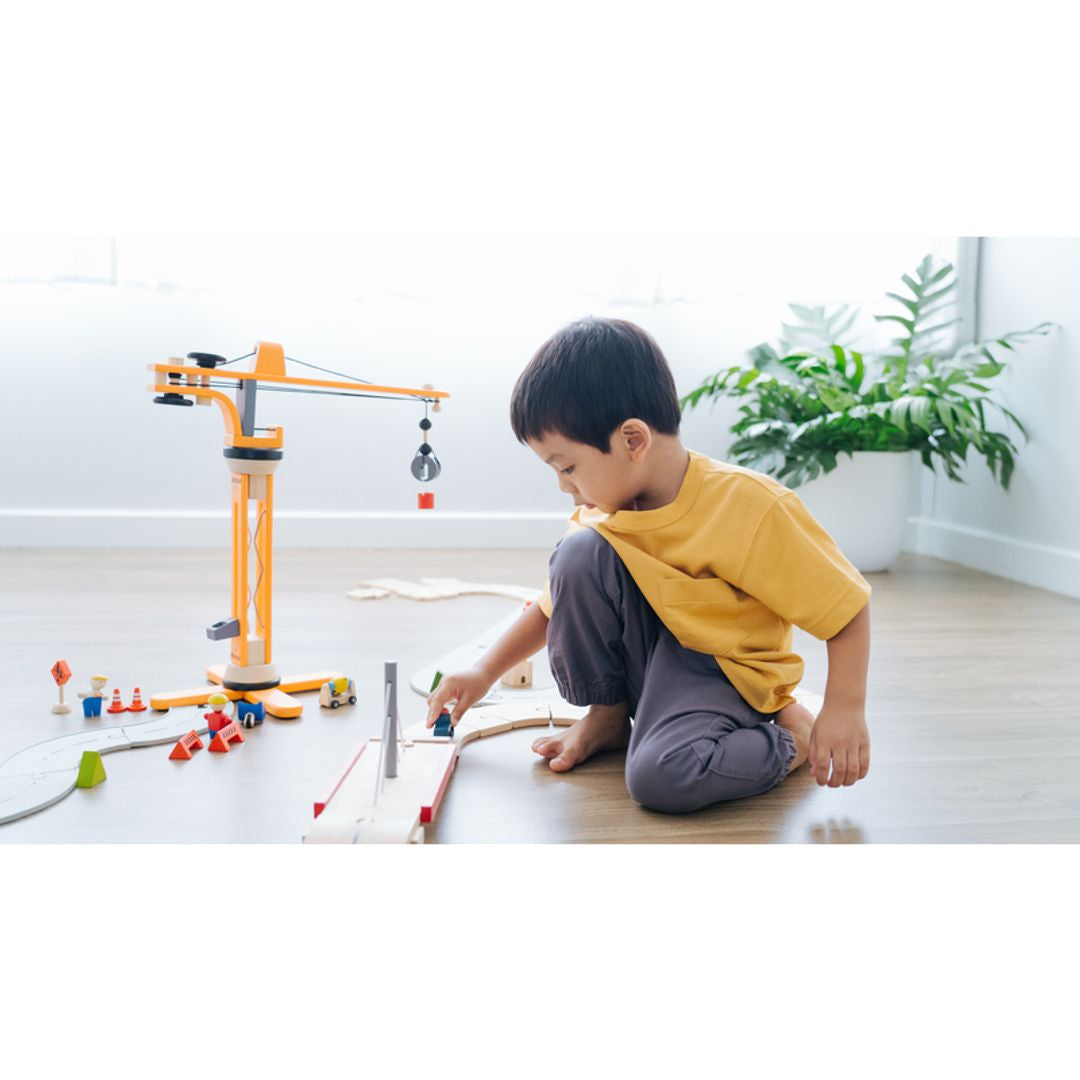 Crane Set Wooden Kids Toy – The Well Appointed House