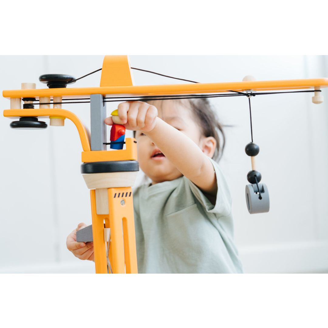 Crane Set Wooden Kids Toy – The Well Appointed House