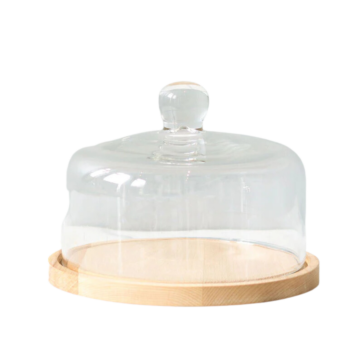 Small Glass Dome with Wood Base – The Well Appointed House