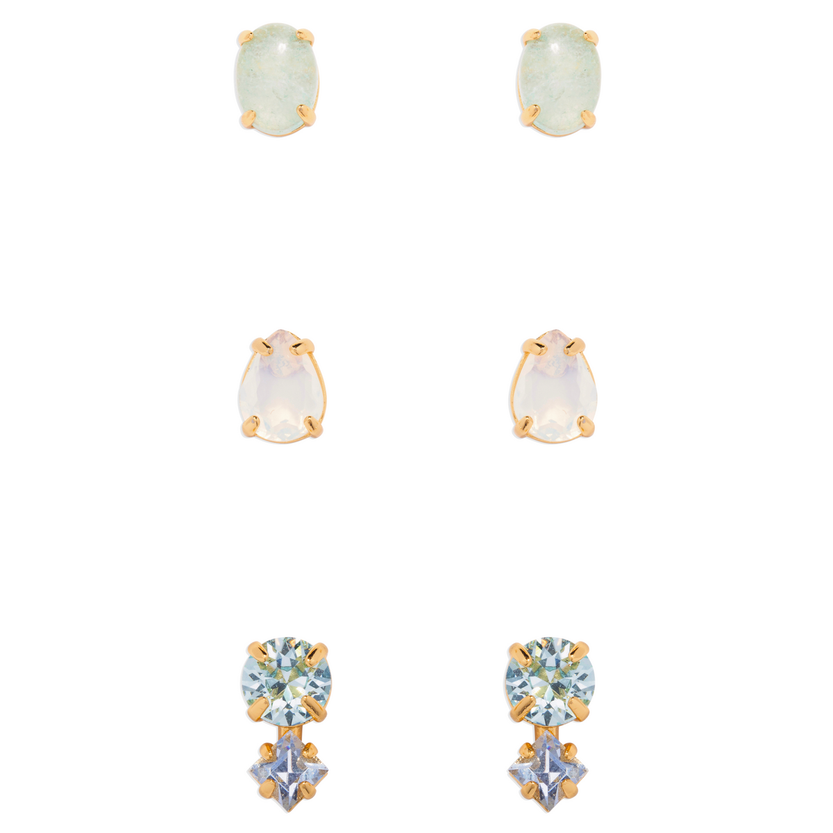 Evie Stud Trio Earring Gift Set – The Well Appointed House