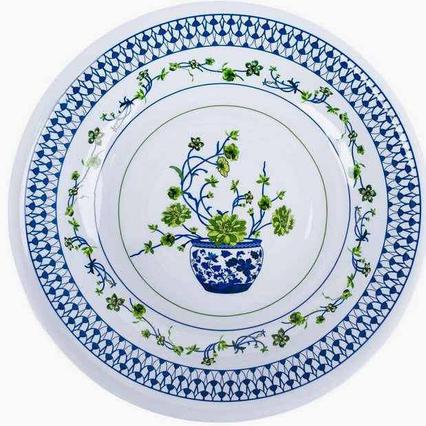 Floral Cache Pot Melamine Dinnerware Collection – The Well Appointed House