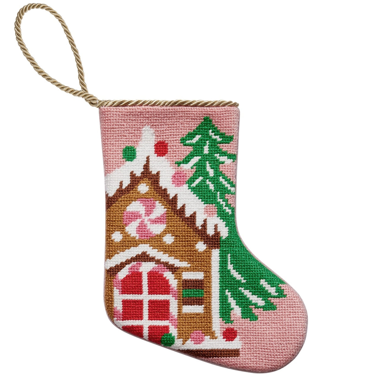 Gingerbread House Embroidered Mini Stocking – The Well Appointed House