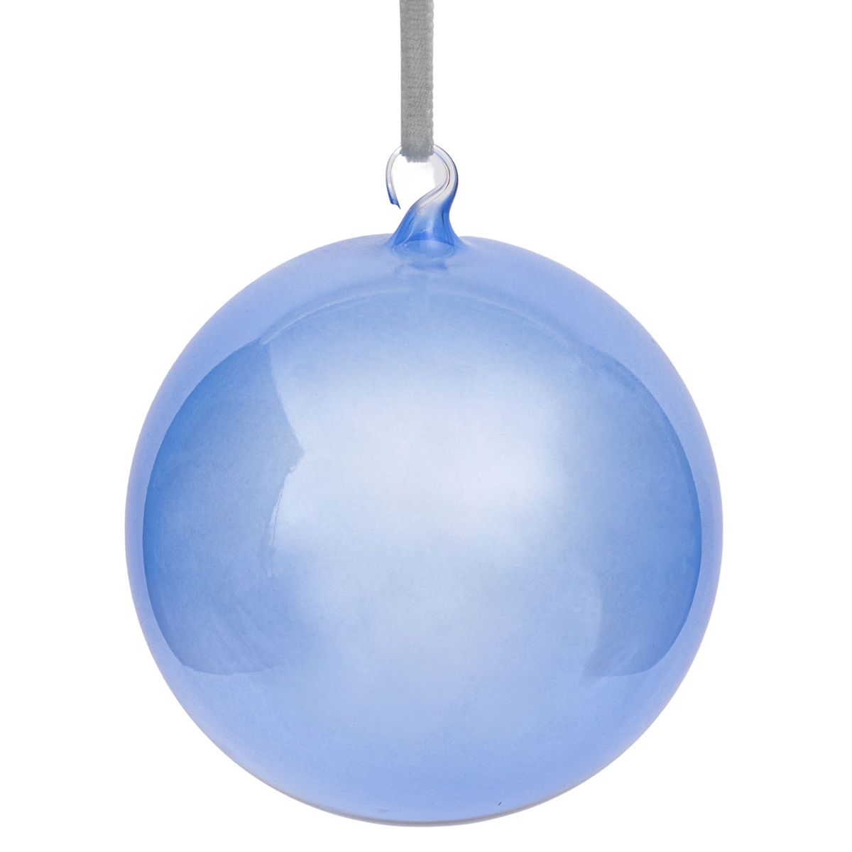 Glass Blue Bubble Ball Christmas Ornaments - Set of 3 – The Well ...
