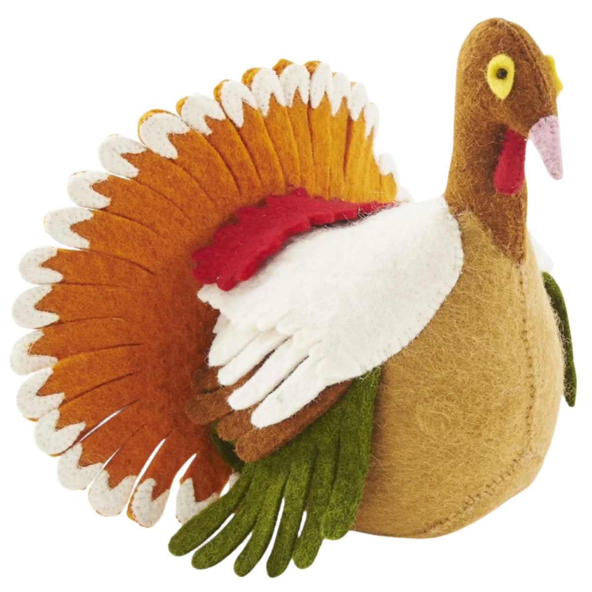 Handmade Decorative Turkey in Hand Felted Wool – The Well Appointed House