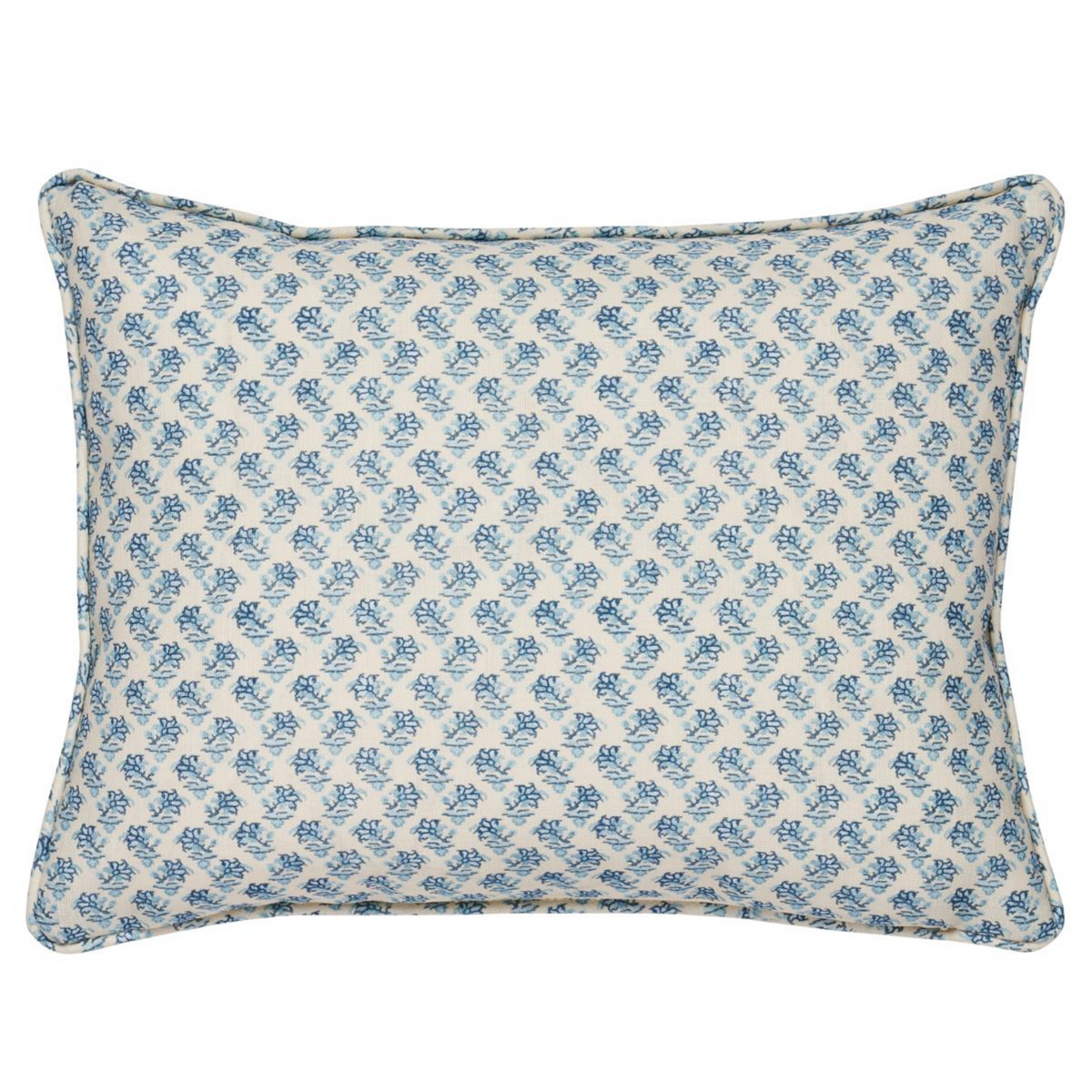 Indigo Oleander Throw Pillow – The Well Appointed House