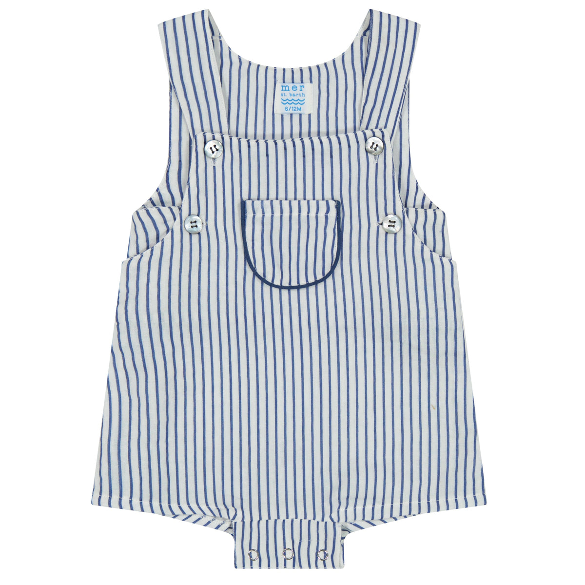 Julien Baby Boy Romper, Marine Stripe – The Well Appointed House