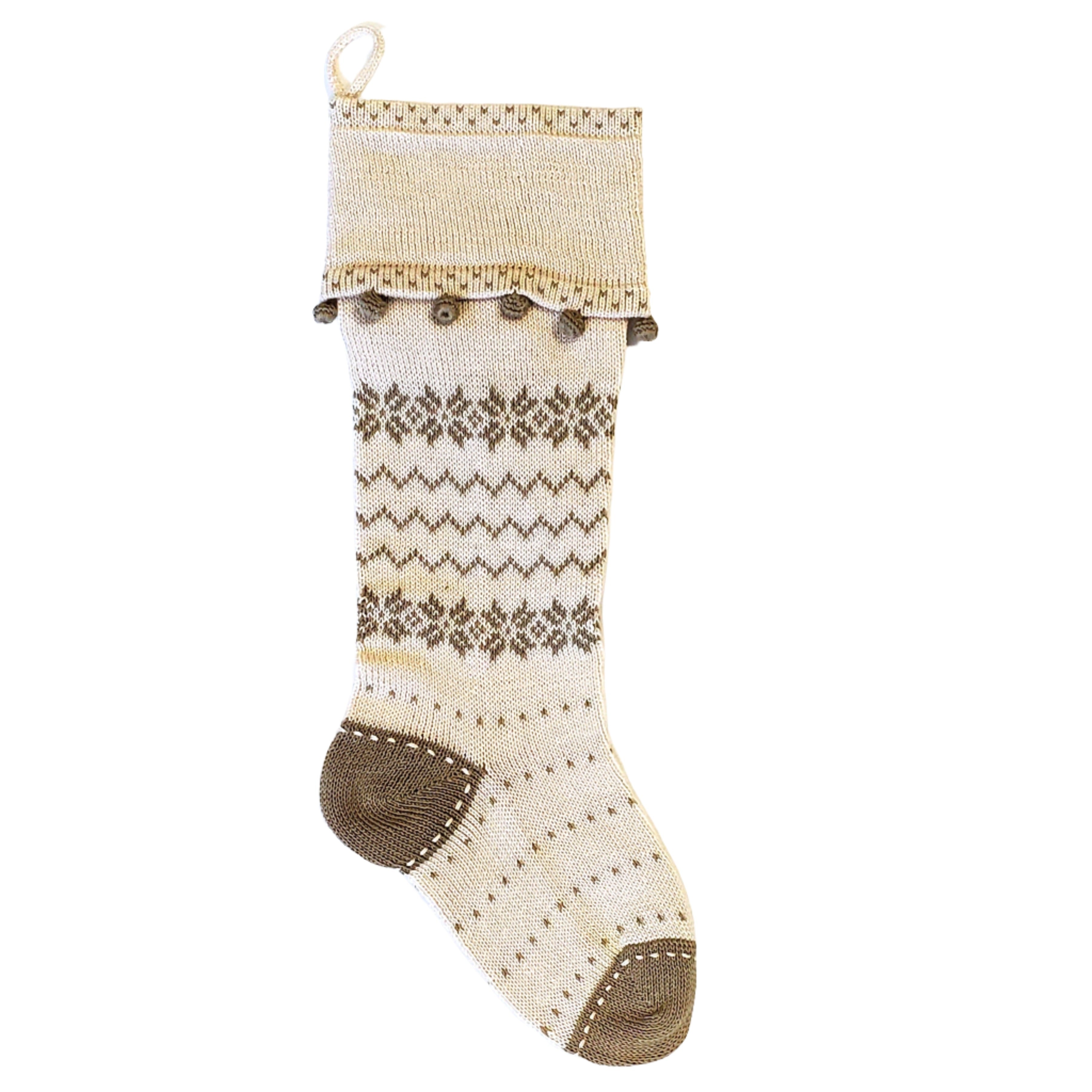 Ecru Nordic Stocking – The Well Appointed House