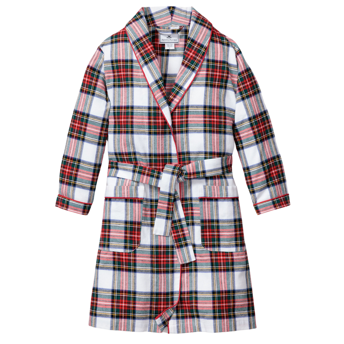 Kid's Brushed Cotton Robe Balmoral Tartan – The Well Appointed House