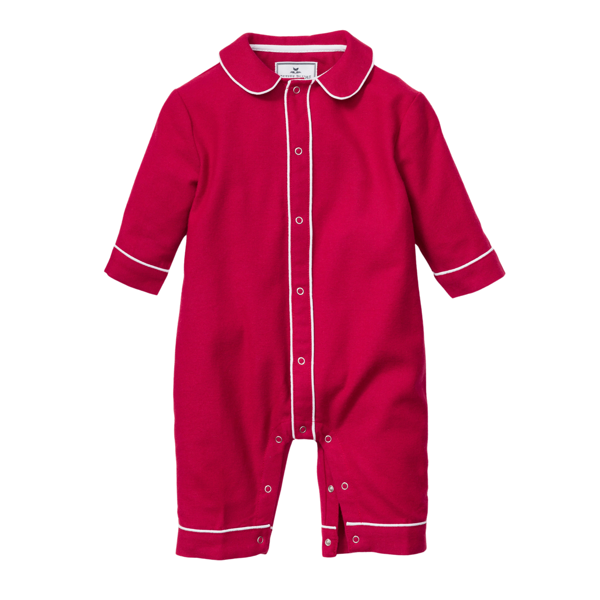 Flannel Cambridge Baby Romper in Red – The Well Appointed House