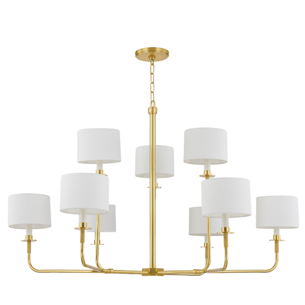 Large Paramus Eight Lamp Chandelier – The Well Appointed House