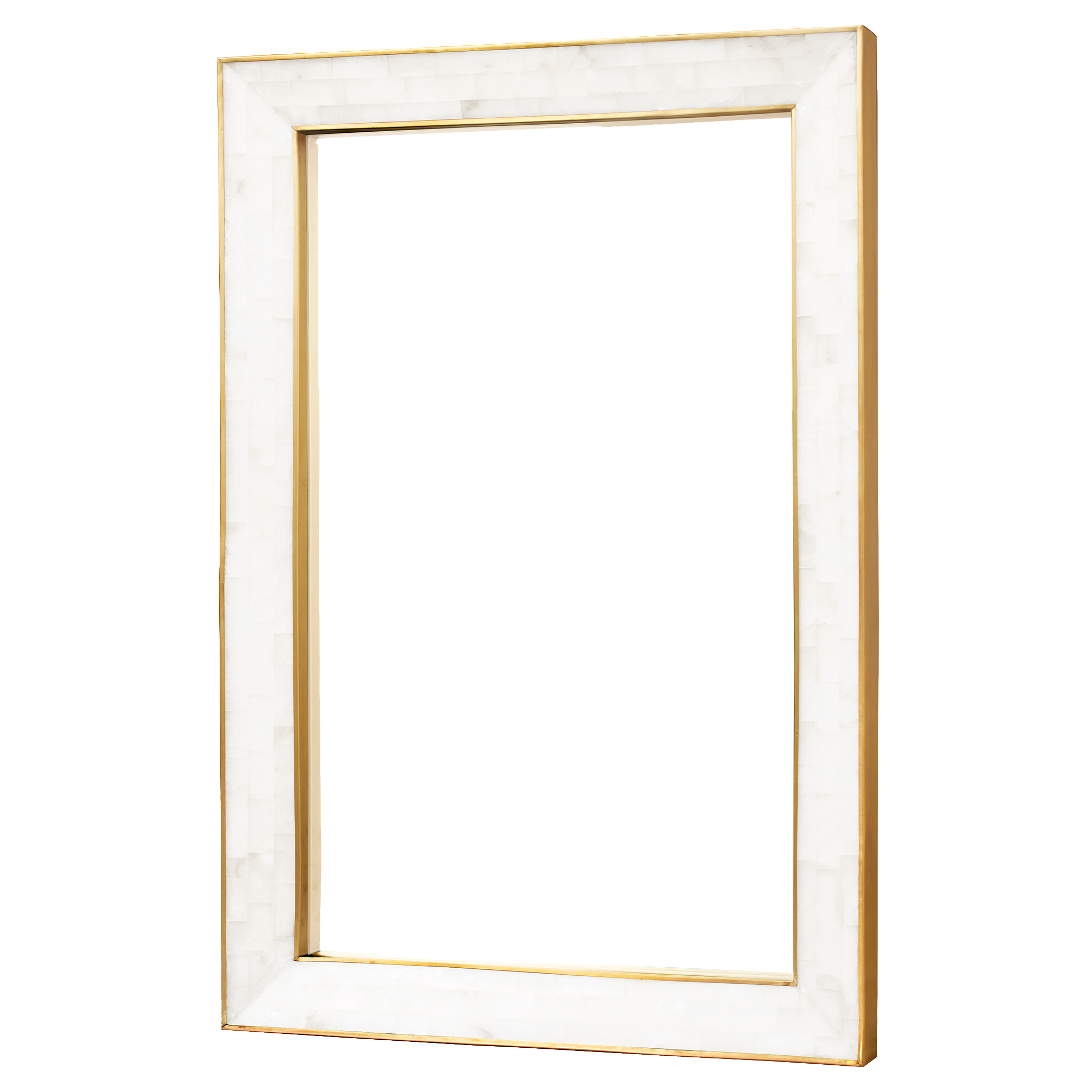 Leighton Mirror with Alabaster Frame – The Well Appointed House