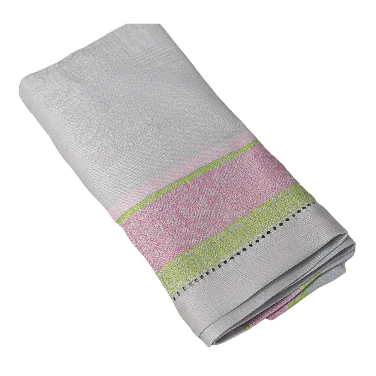 Linen Set of 6 Cleopatra Napkins - Chartreuse, Rose, and Pale Lavender ...