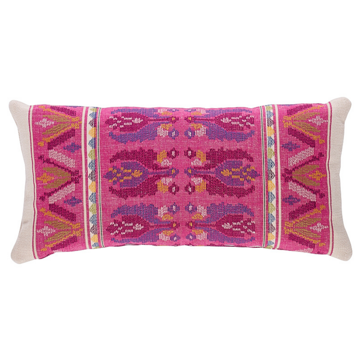 Magenta Striped Handwoven Tactile Throw Pillow – The Well Appointed House
