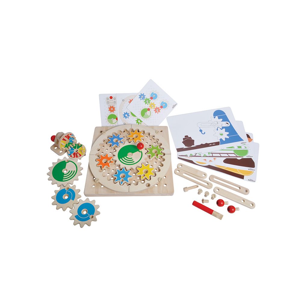 Mechanical Gear Set Wooden Kids Toy – The Well Appointed House