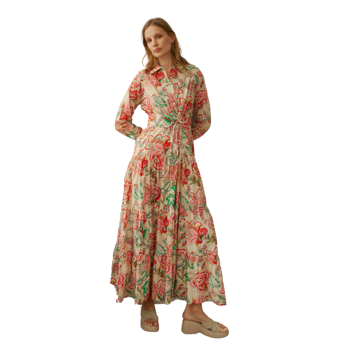 Meredith Peony Dress in Cream – The Well Appointed House