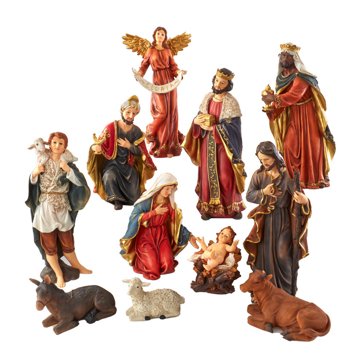 11 Piece 18" Nativity Set – The Well Appointed House