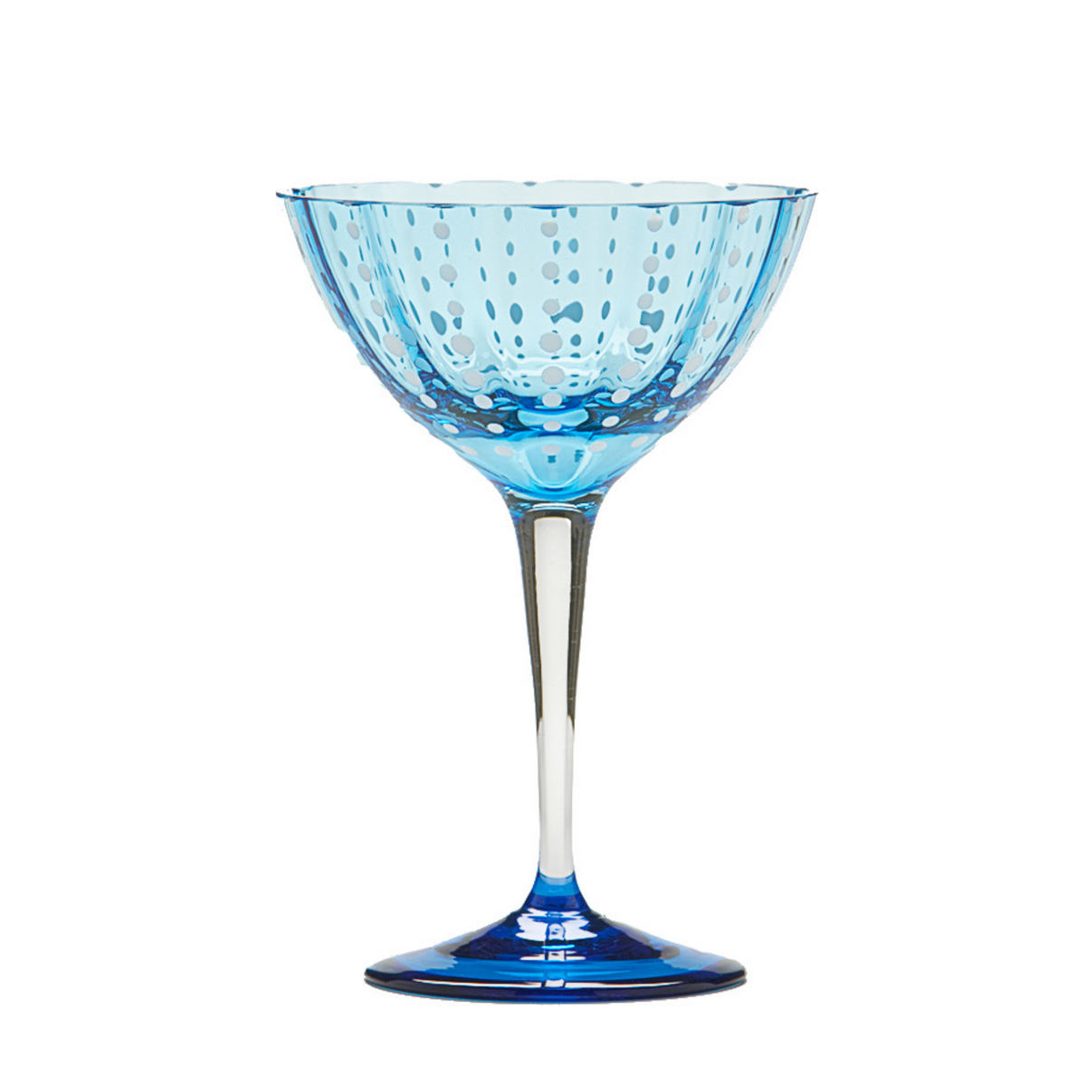 Perle Colored Glass Cocktail Goblets, Set of 2 – The Well Appointed House