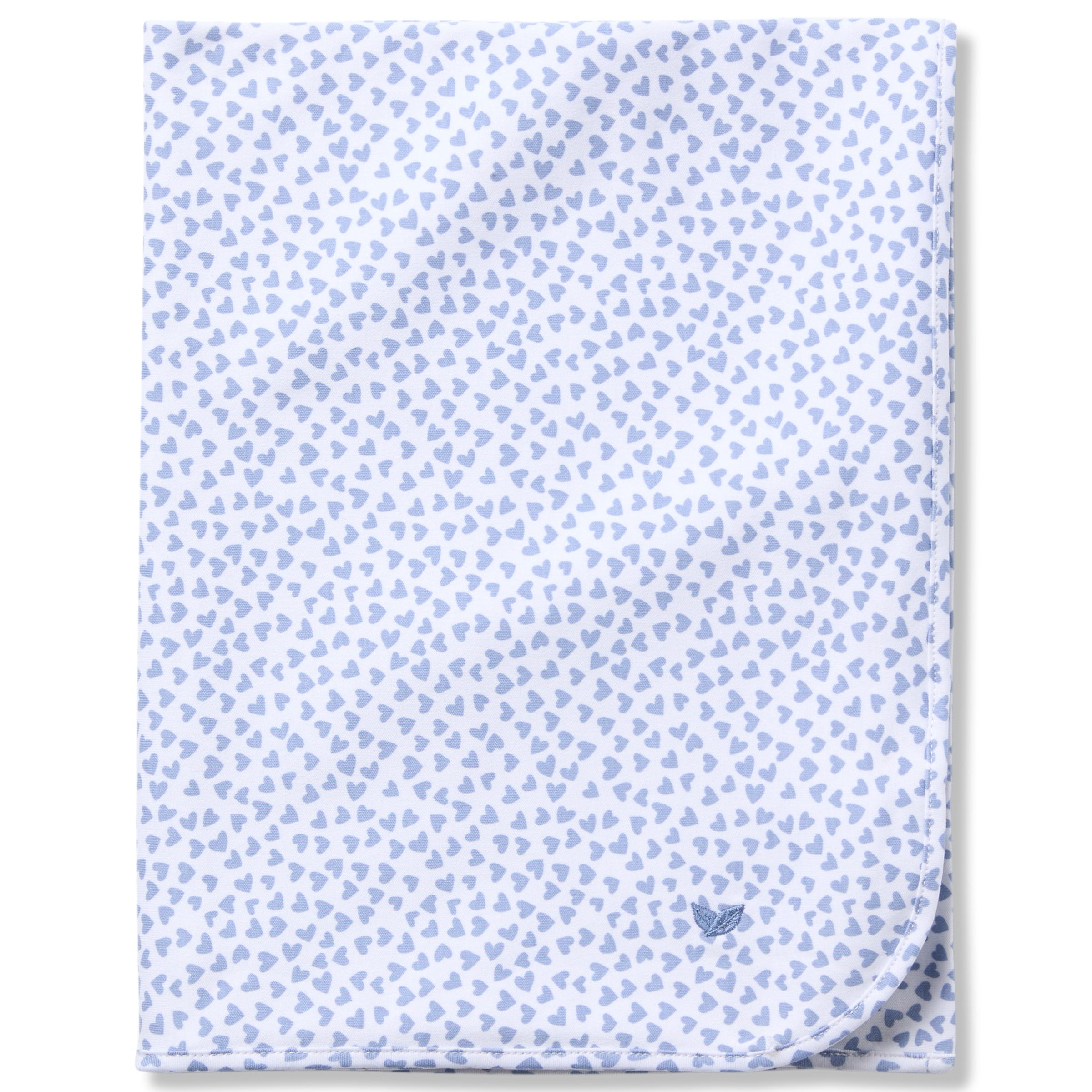 Pima Baby Blanket in Bluehearts – The Well Appointed House
