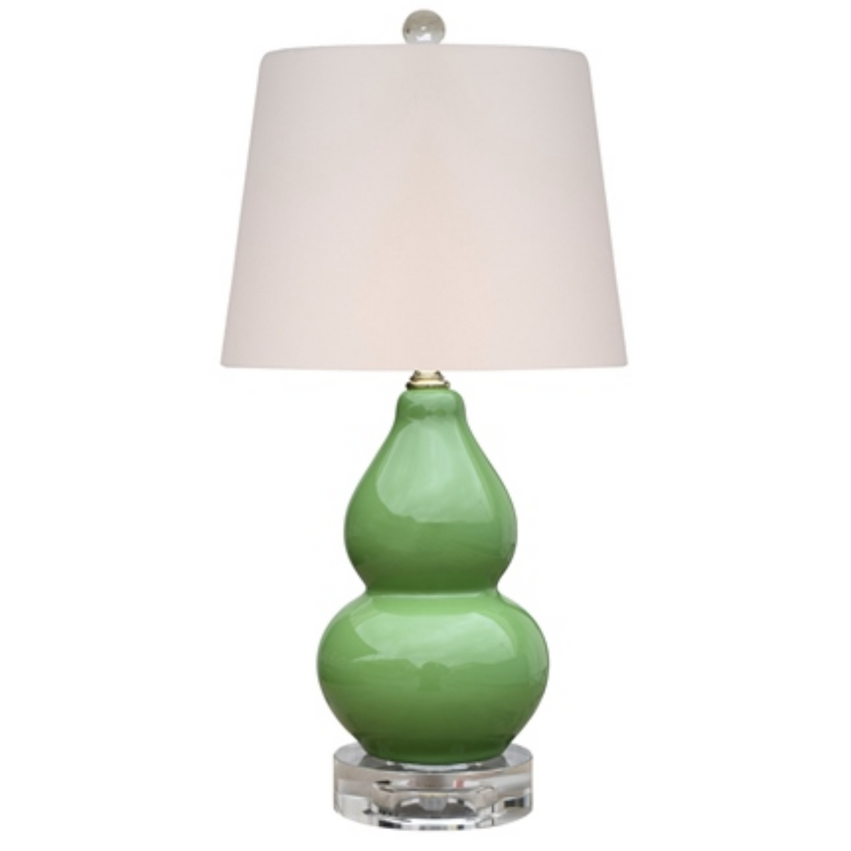Porcelain Berry Green Double Gourd Lamp – The Well Appointed House