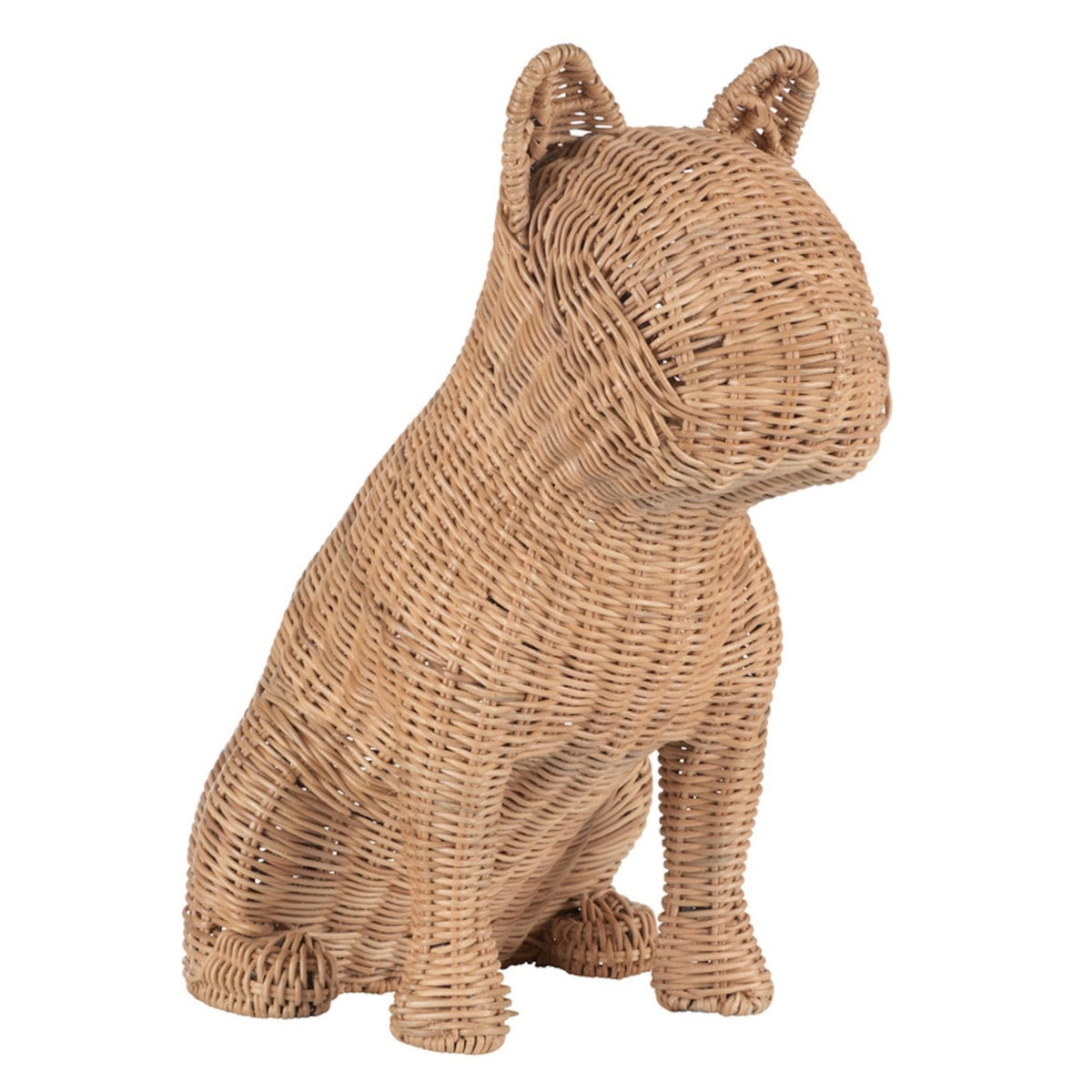 Prince French Bulldog Rattan Scultpure – The Well Appointed House