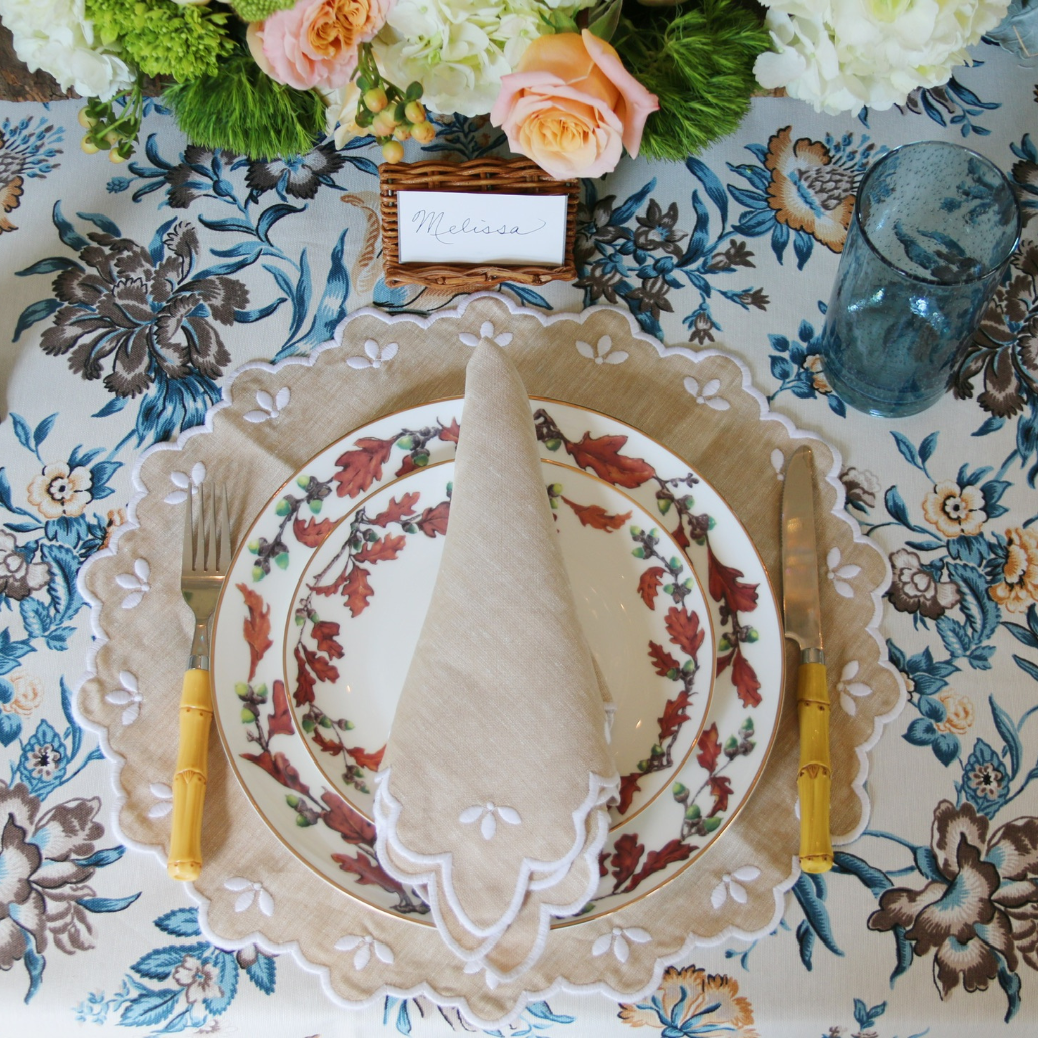 Bone China Acorn Design Round Dinnerware - BARGAIN BASEMENT ITEM – The ...