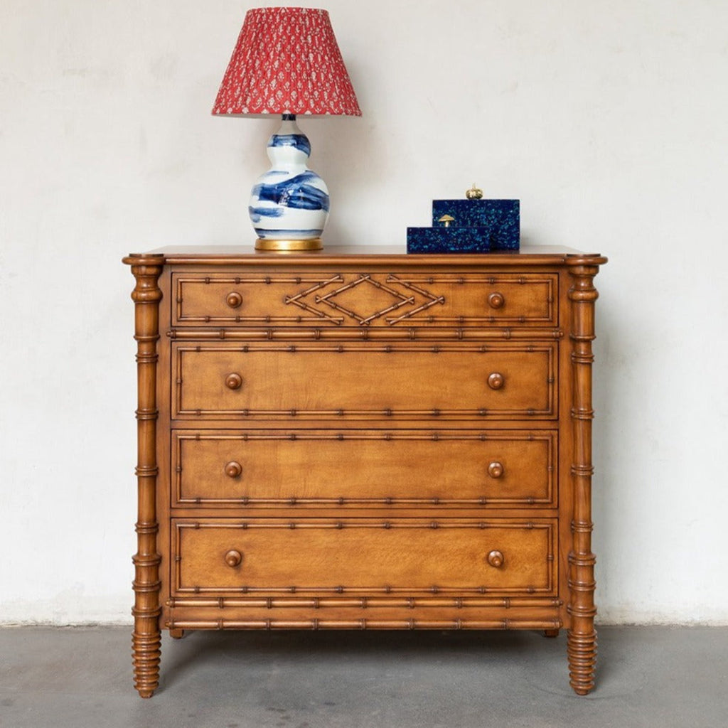 Small Brush Stroke Lamp in Blue & White – The Well Appointed House