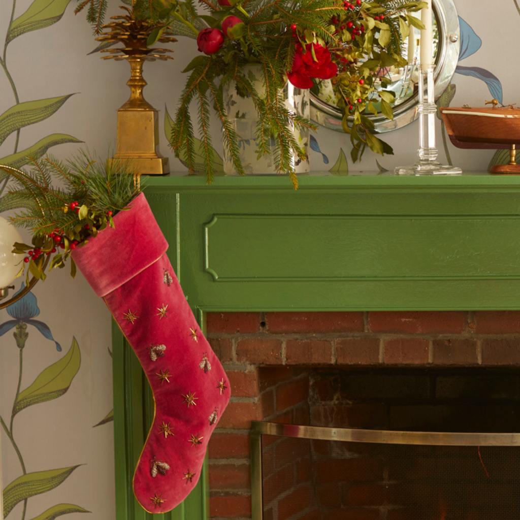 Berry Pink Sparkle Bee Stocking – The Well Appointed House