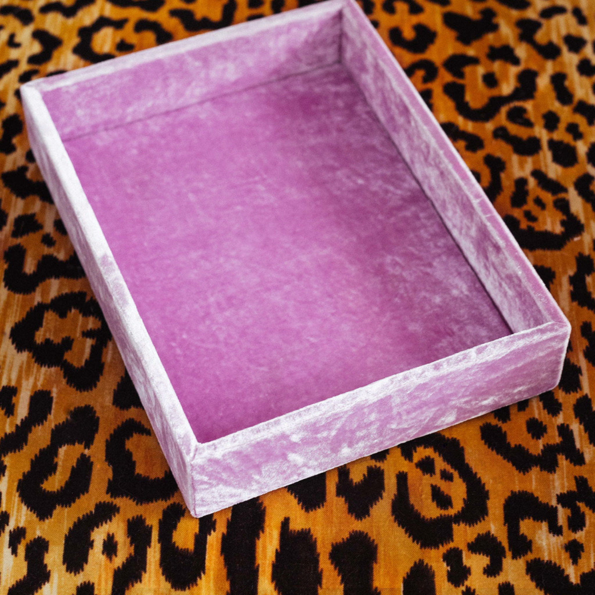 Stackable Silk Velvet Jewelry Tray in Berry – The Well Appointed House