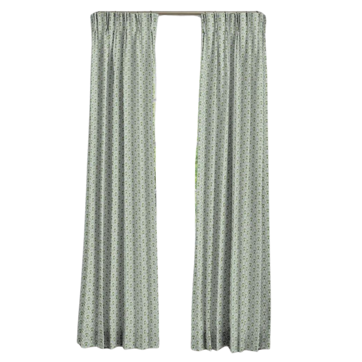 Whitby Meadow 3 Finger Pinch Pleat Custom Drapery Panel – The Well ...