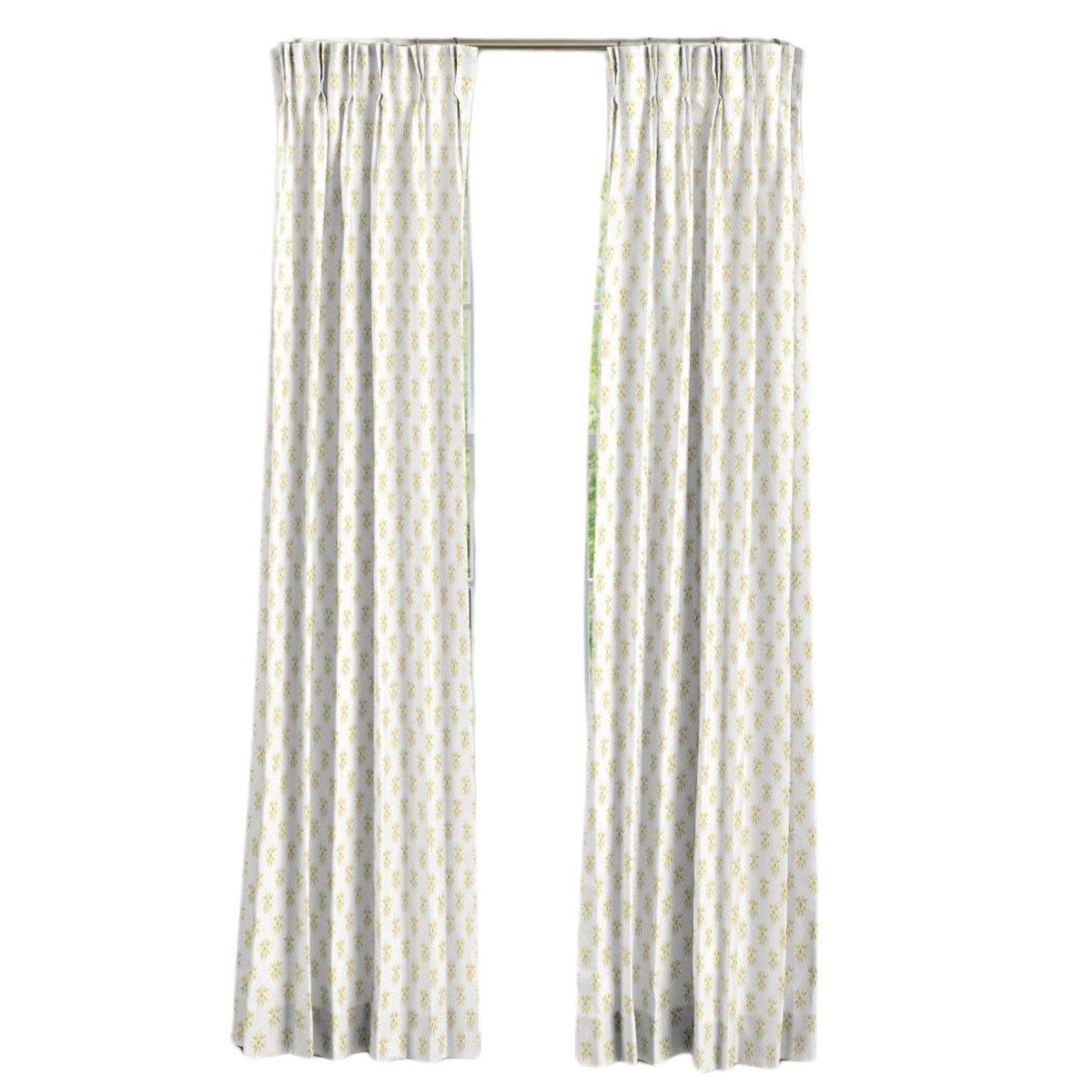 Ren Gold 3 Finger Pinch Pleat Custom Drapery Panel – The Well Appointed ...